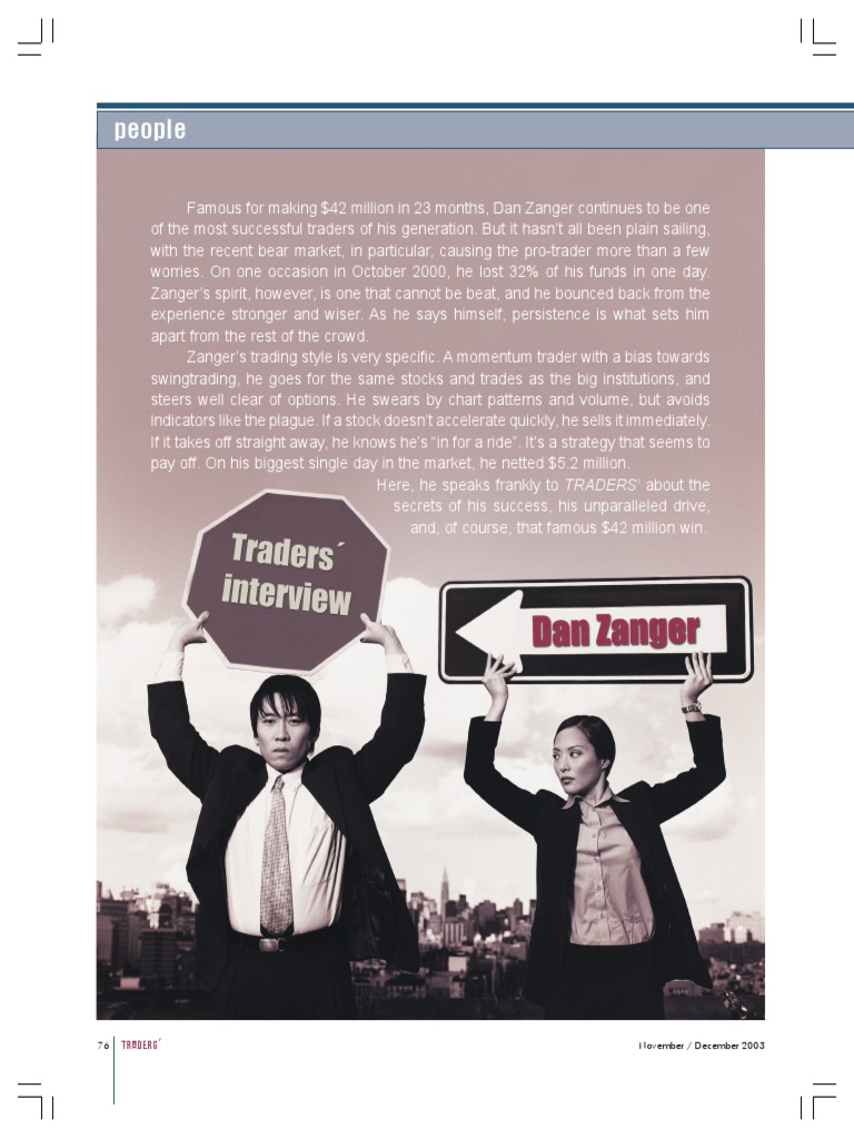 Dan Zanger Trading Method | PDF | Stocks | Option (Finance)