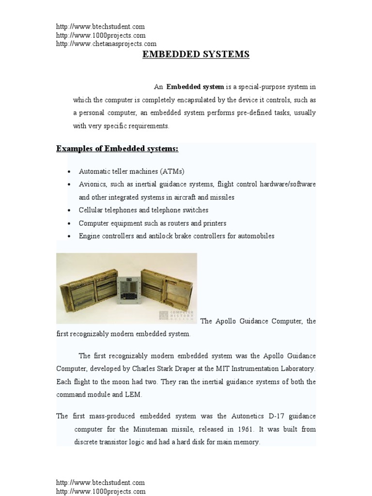 Embedded Systems 2 | PDF | Embedded System | Operating System