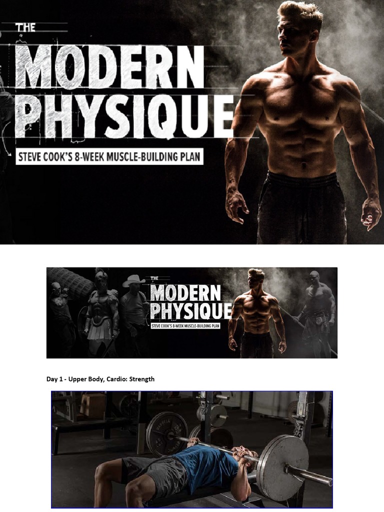 Steve Cook Modern Physique Workout Plans | PDF | Weight Training ...