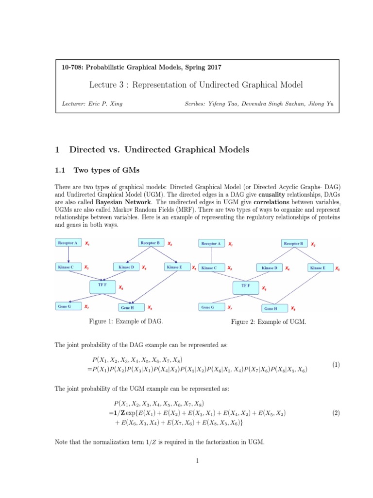 Directed vs. Undirected Graphical Models | PDF | Applied Mathematics ...