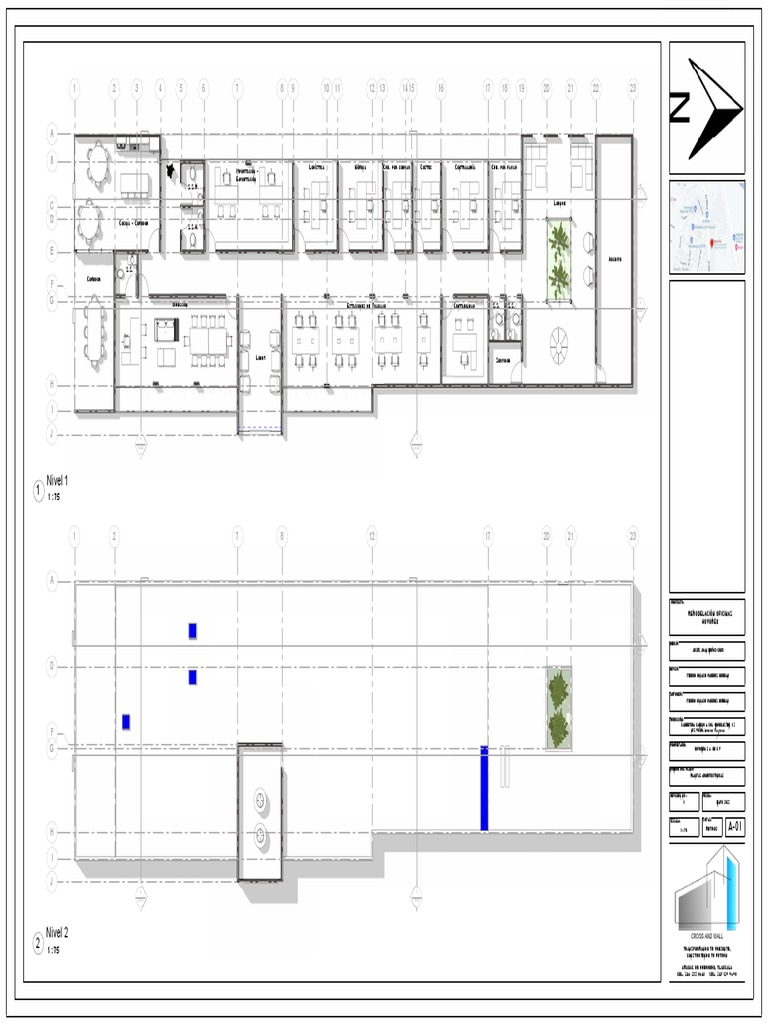 ANTEPROYECTO F1 - Plano - A-01 - PLANTAS ARQUITECTÓNICAS - Compressed | PDF