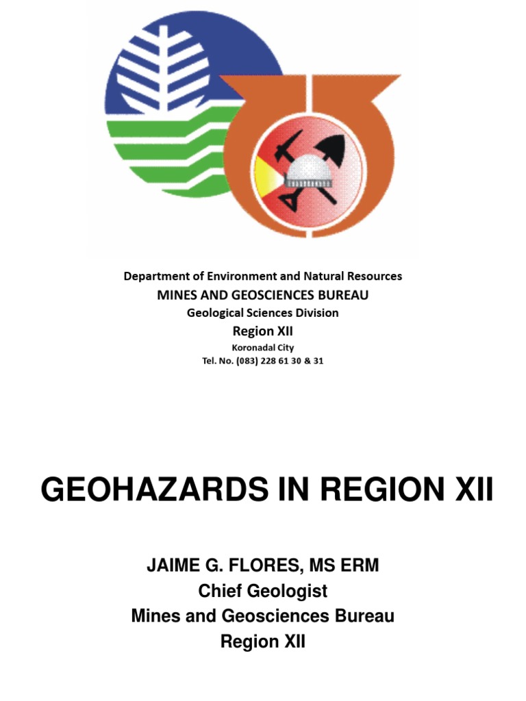 Geohazards and Flood Risks in Region XII | PDF | Rain | Flood