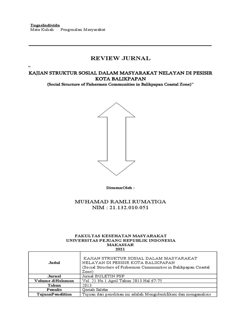 Contoh Review Jurnal | PDF