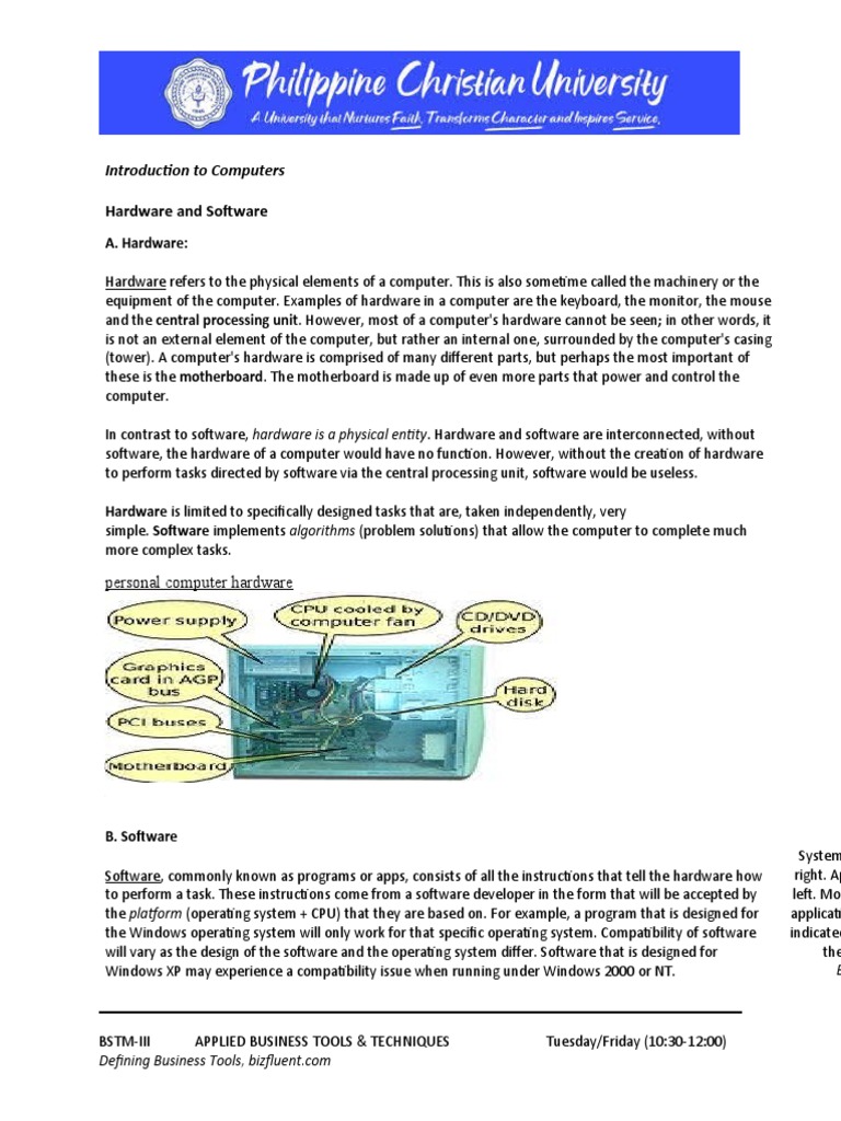 Intro to Computer Basics | PDF | Programmable Logic Controller ...