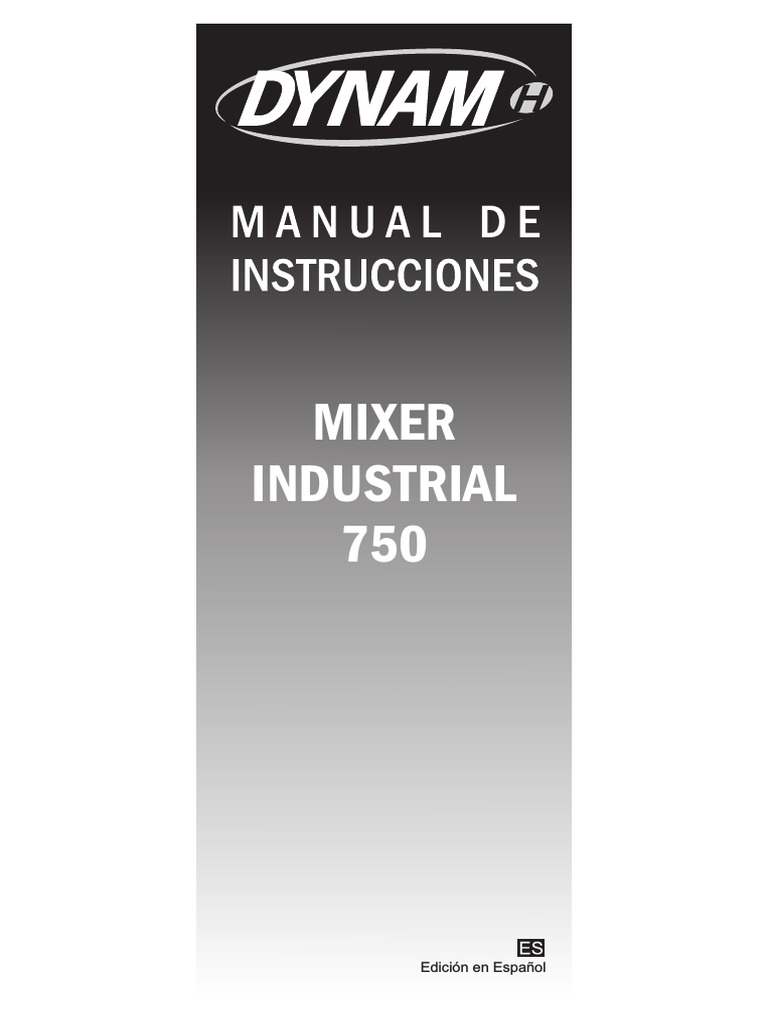 MIXER Manual ESP | PDF | Enchufes y tomas de corriente alterna | Agua