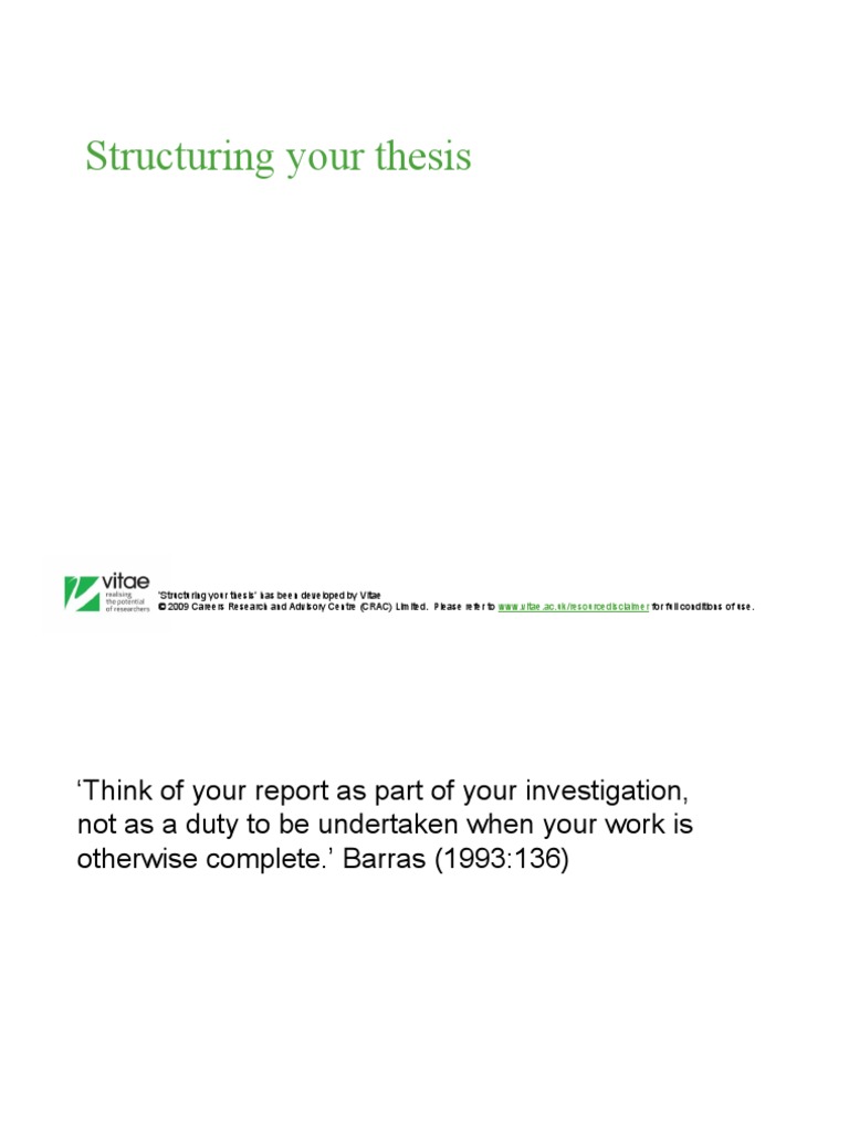 Structure Thesis | PDF | Thesis | Abstract (Summary)