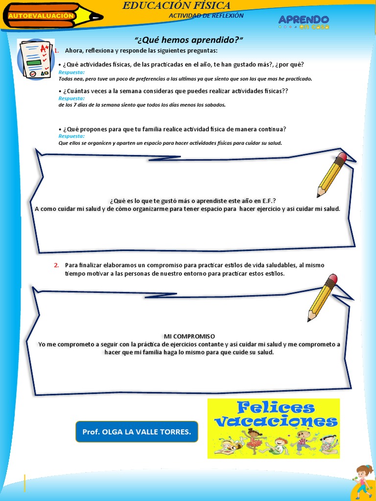 Reflexión de Fin de Año - E.f.-Olvt Rondo Morales | PDF