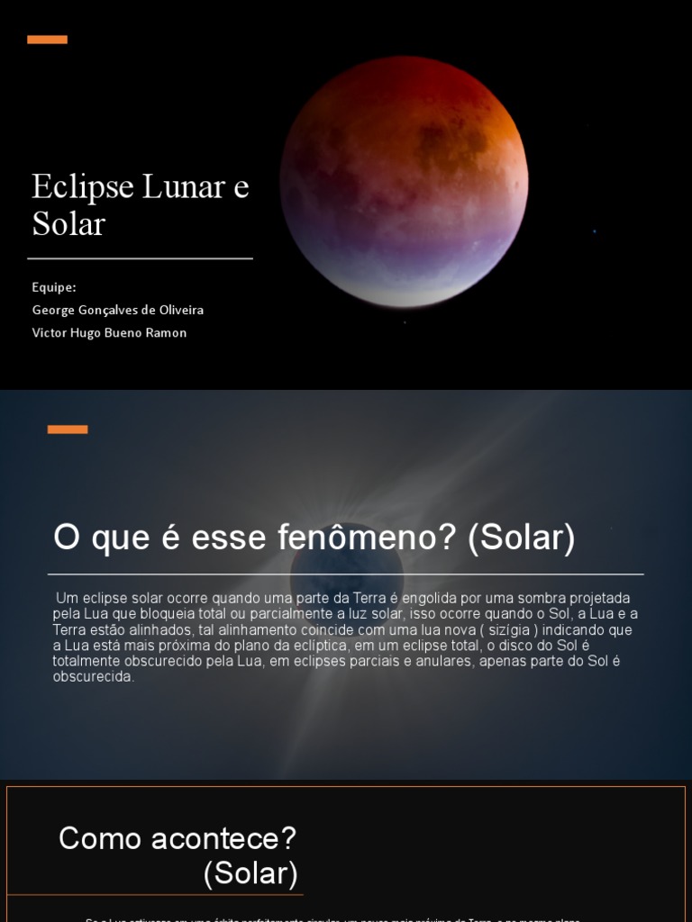 Eclipses: Guia Completo e Histórico | PDF | Eclipse | Lua