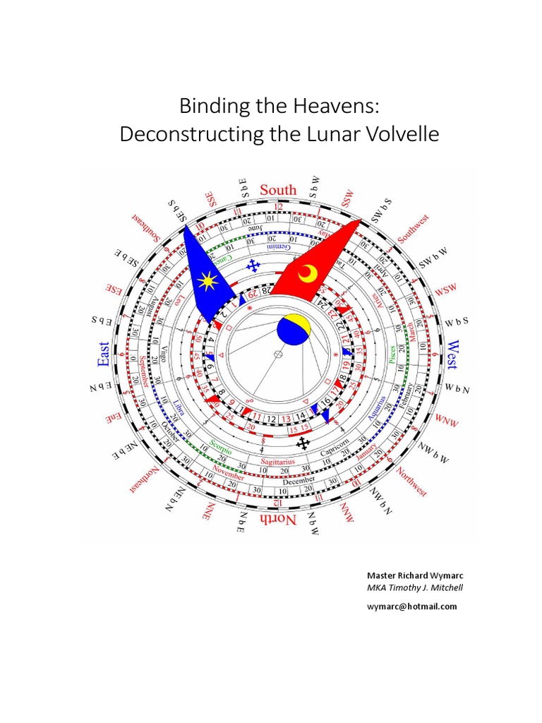 Deconstructing The Lunar Volvelle | PDF | Night | Hour