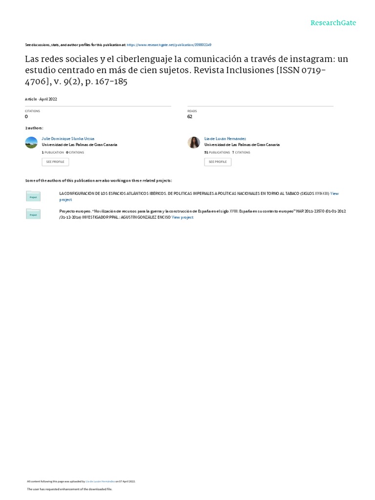 Redes Sociales Ciberlenguaje | PDF | Cuestionario | Lengua española