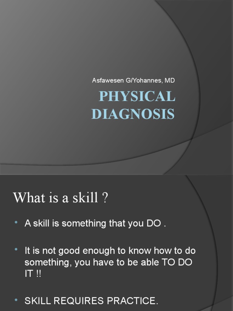 Guide To The Fundamentals Of Physical Examination And Clinical Skills