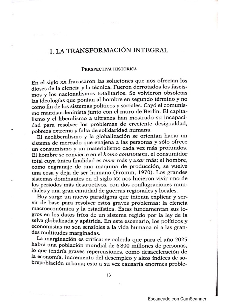 Capitulo Transformacion Integral Del Libro Lideres y Educadores de ...