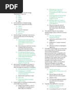 Epidemiology Exam Questions and Answers | PDF | Transmission (Medicine ...
