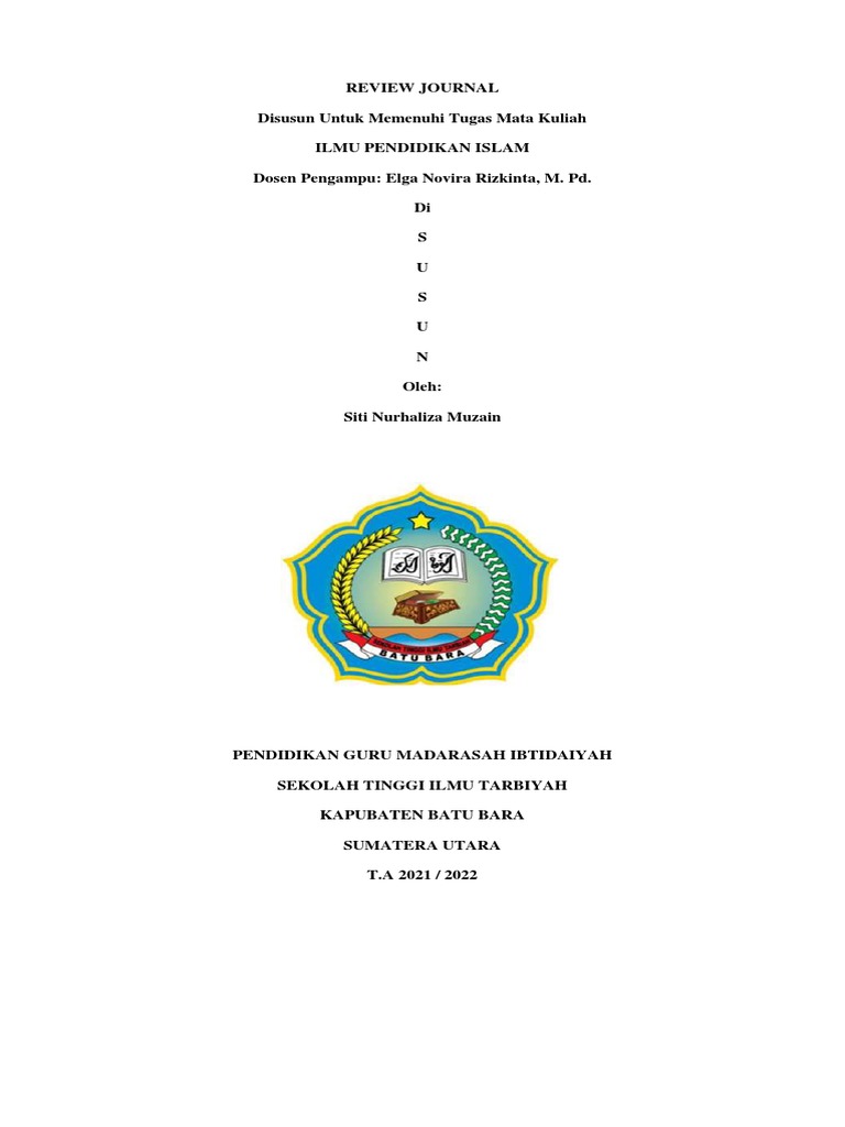 Review Journal Siti Nurhalizah Muzain | PDF | Karier & Perkembangan ...