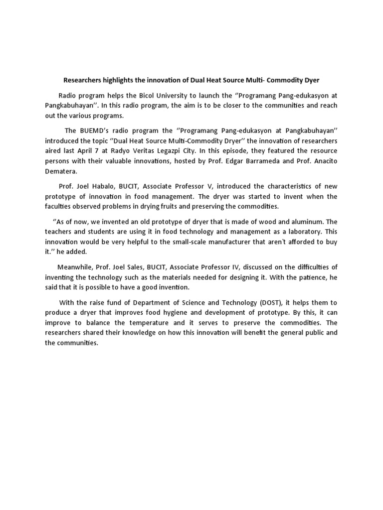 Researchers Highlights The Innovation of Dual Heat Source Multi ...