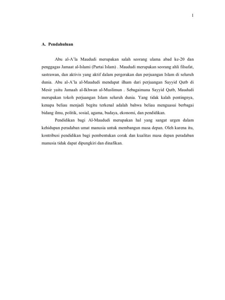 Abu Al-A'la Maududi | PDF