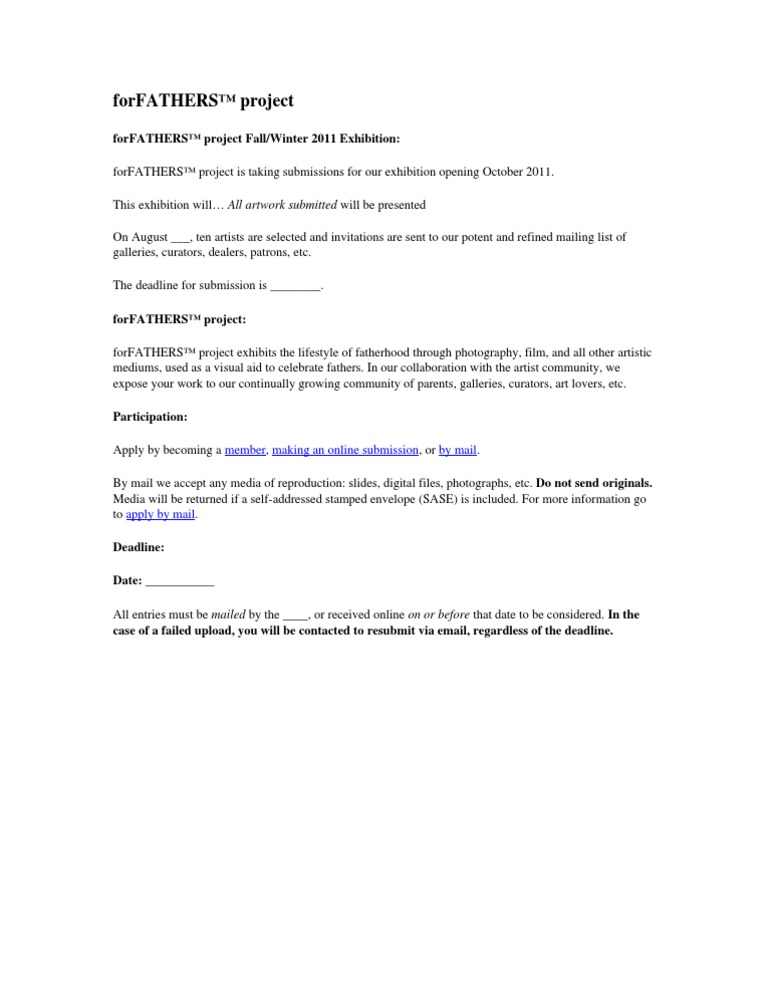 Sample Submission Letter | PDF