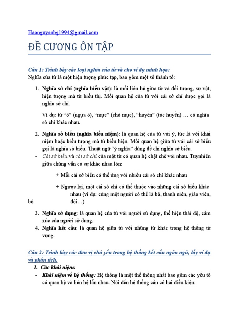 (123doc) - De-Cuong-On-Tap-Cau-Hoi-Ly-Thuyet-Mon-Dan-Luan-Ngon-Ngu | PDF