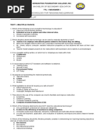 Educ 102 Let Review | PDF | Learning | Literacy