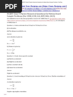 Physics Class 9 Formulas | PDF | Velocity | Force