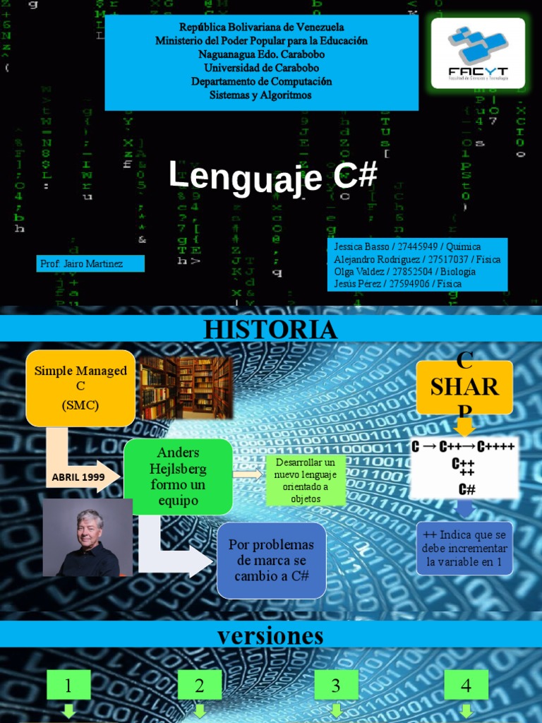 Lenguaje C Sharp | PDF | C Sharp (lenguaje de programación) | Poco