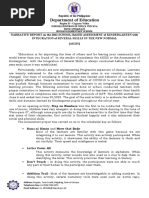 Accomplishment Report Kinder 2020 2021 2ND Q | PDF | Kindergarten ...