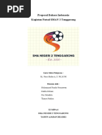 Proposal Turnamen Sepak Bola | PDF
