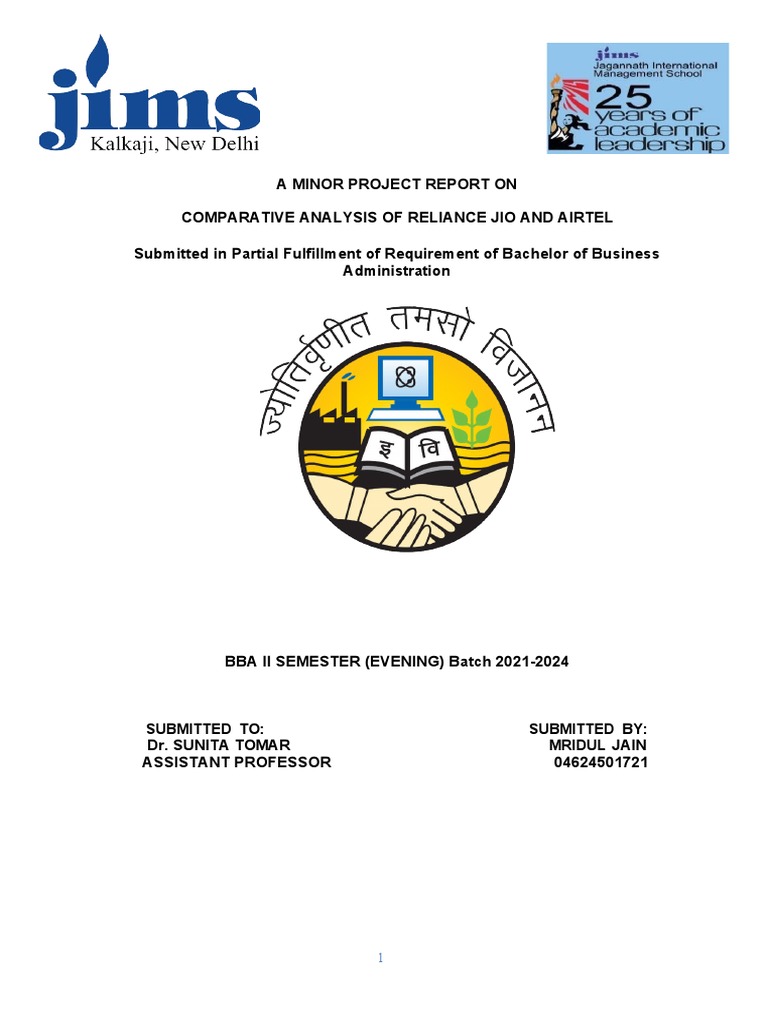 Mridul Minor Final Minor (1) FINAL PROJECT FINAL FINAL | PDF | Customer Satisfaction | Economies
