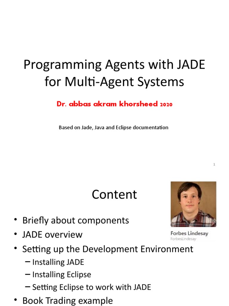 JADE Multi-Agent Programming Guide | PDF | Eclipse (Software) | Java (Programming Language)