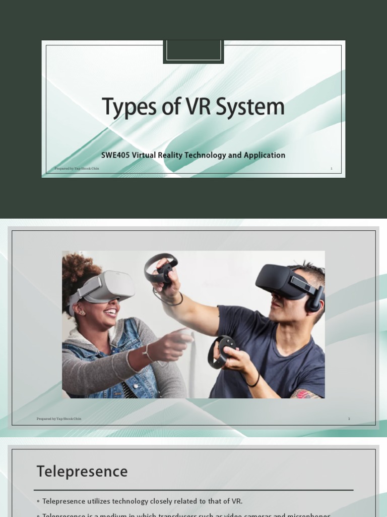 1 Types of VR | PDF
