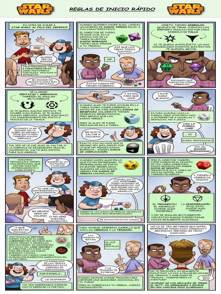 Star Wars FFG. Cómic de Inicio Rápido | PDF
