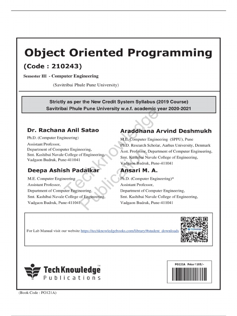 OOP TechKnowledge | PDF