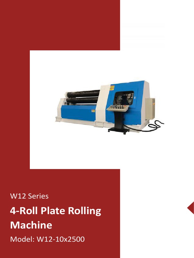 ADH 4-Roller Rolling Machine W12-10x2500 | PDF | Machines | Brand