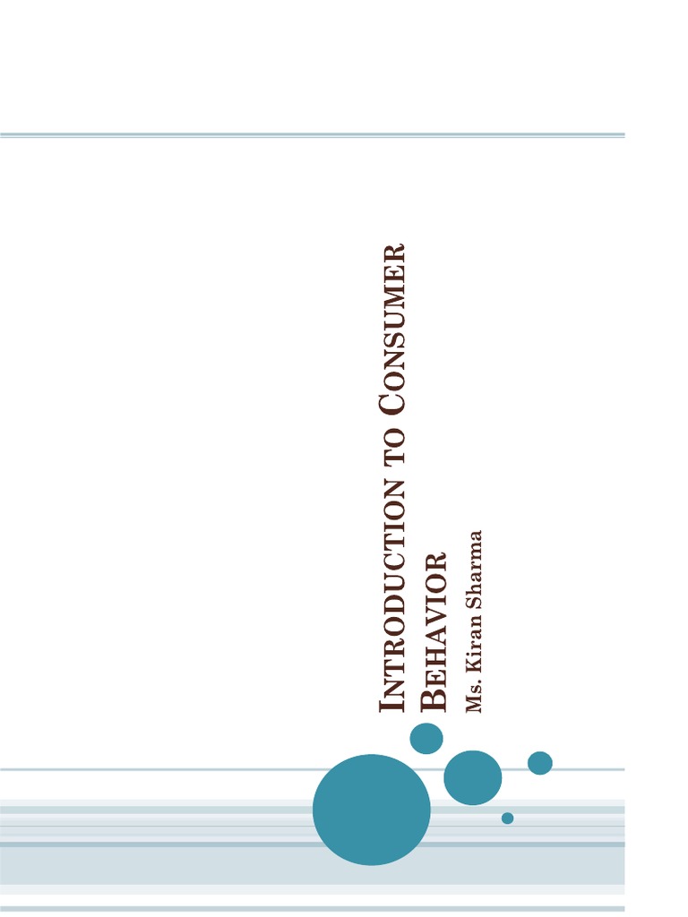 Introduction To Consumer Behaviour | PDF