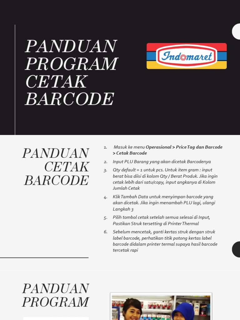 PANDUAN CETAK BARCODE v2 | PDF | Komputer