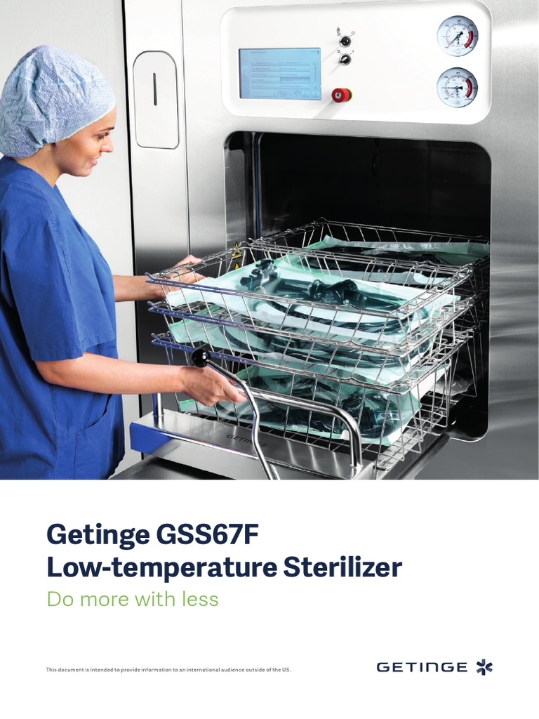 Getinge GSS67F Brochure | PDF | Science & Mathematics | Technology ...