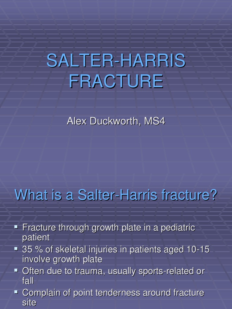 Salter-Harris Type II Fracture Overview | PDF | Bone | Health Sciences