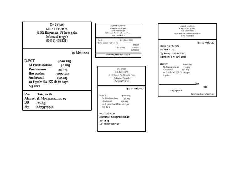 Resep Obat Capsul 2 | PDF