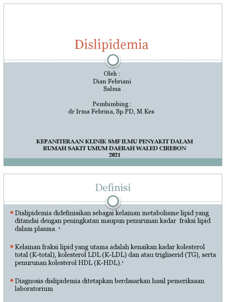Dislipidemia | PDF