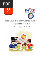 English 9 Quarter 2 Module 3 Week 3 | PDF | General Fiction