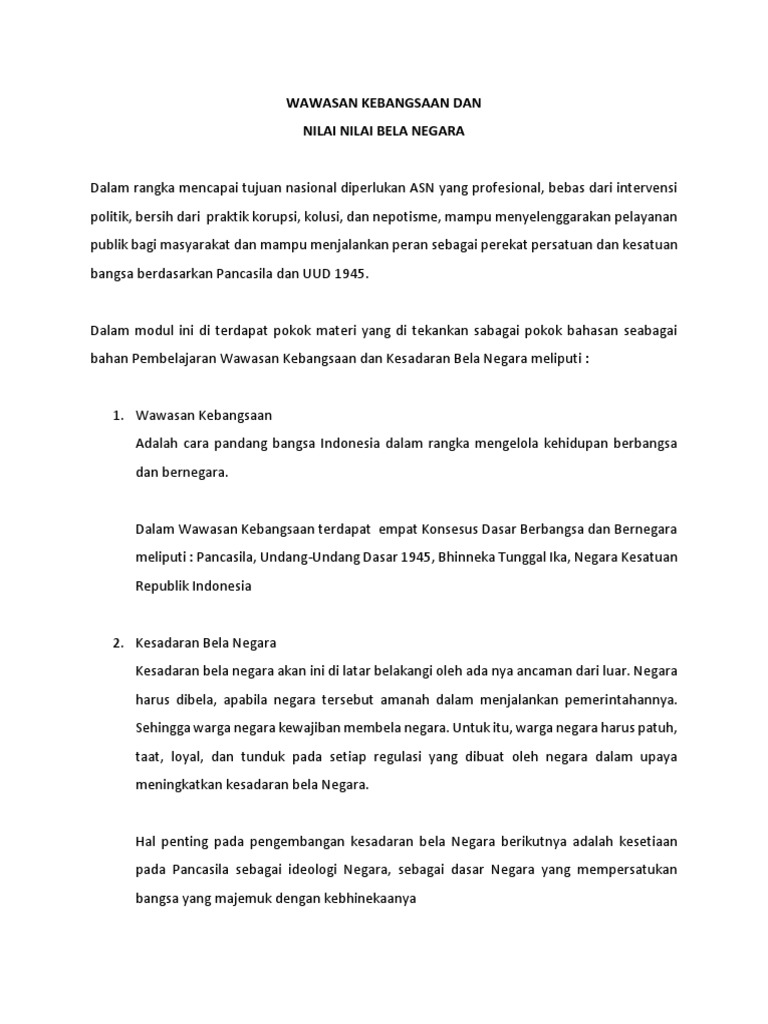 Ringkasan Materi 3 Modul Agenda I | PDF