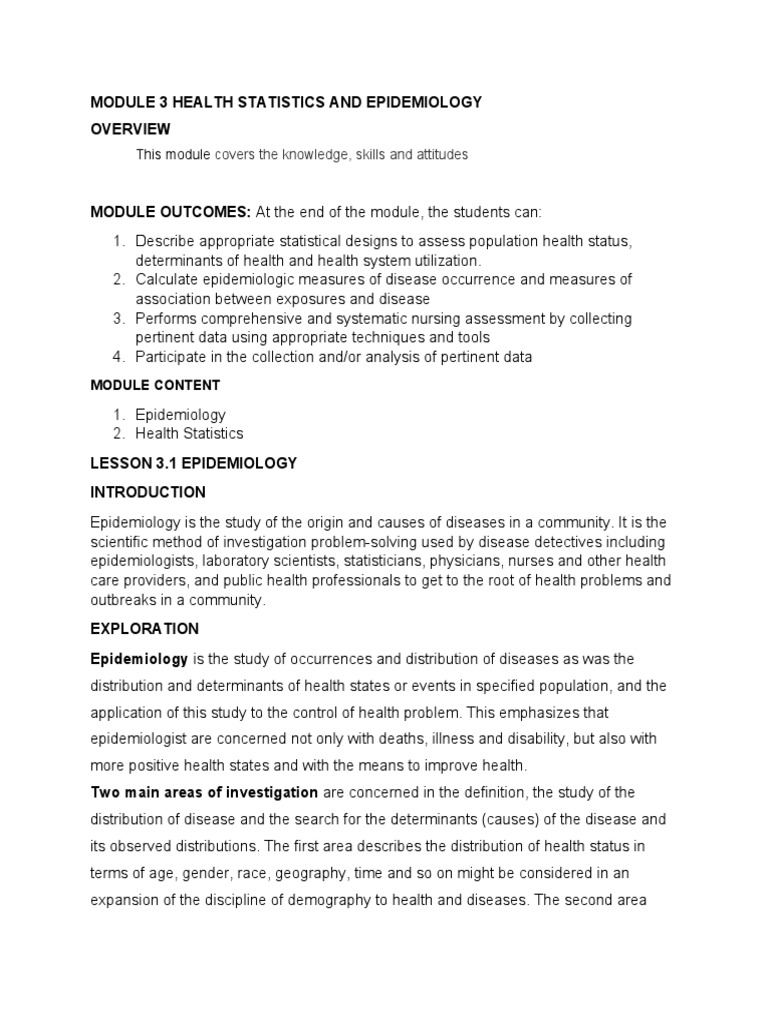 This Module: Covers The Knowledge, Skills and Attitudes | PDF ...