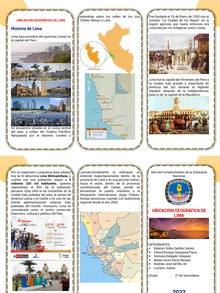 Ubicación Geográfica de Lima | PDF | Lima | Perú