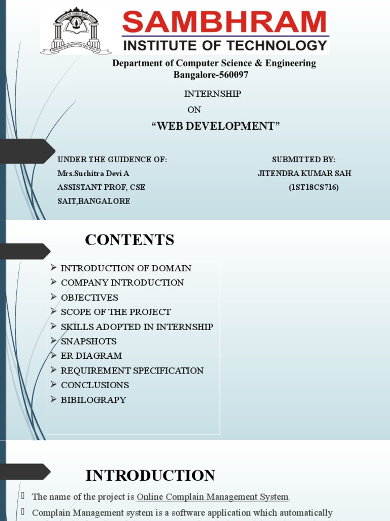 Jitu Internship - PPT | PDF | Databases | Microsoft Sql Server