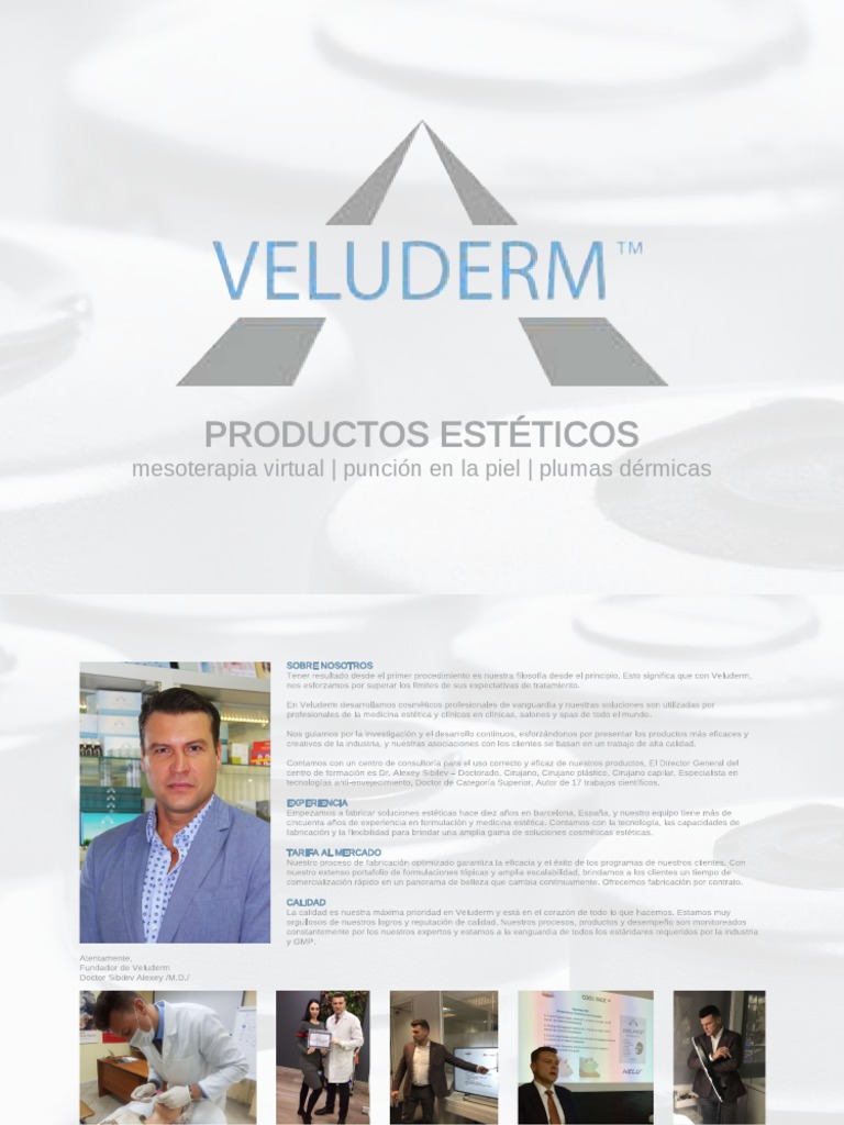 Veluderm | PDF | Tejido adiposo | Masaje