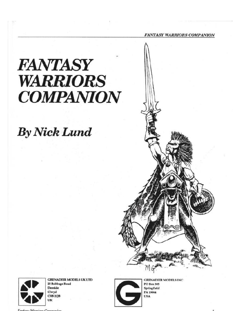 Fantasy Warriors Companion | PDF