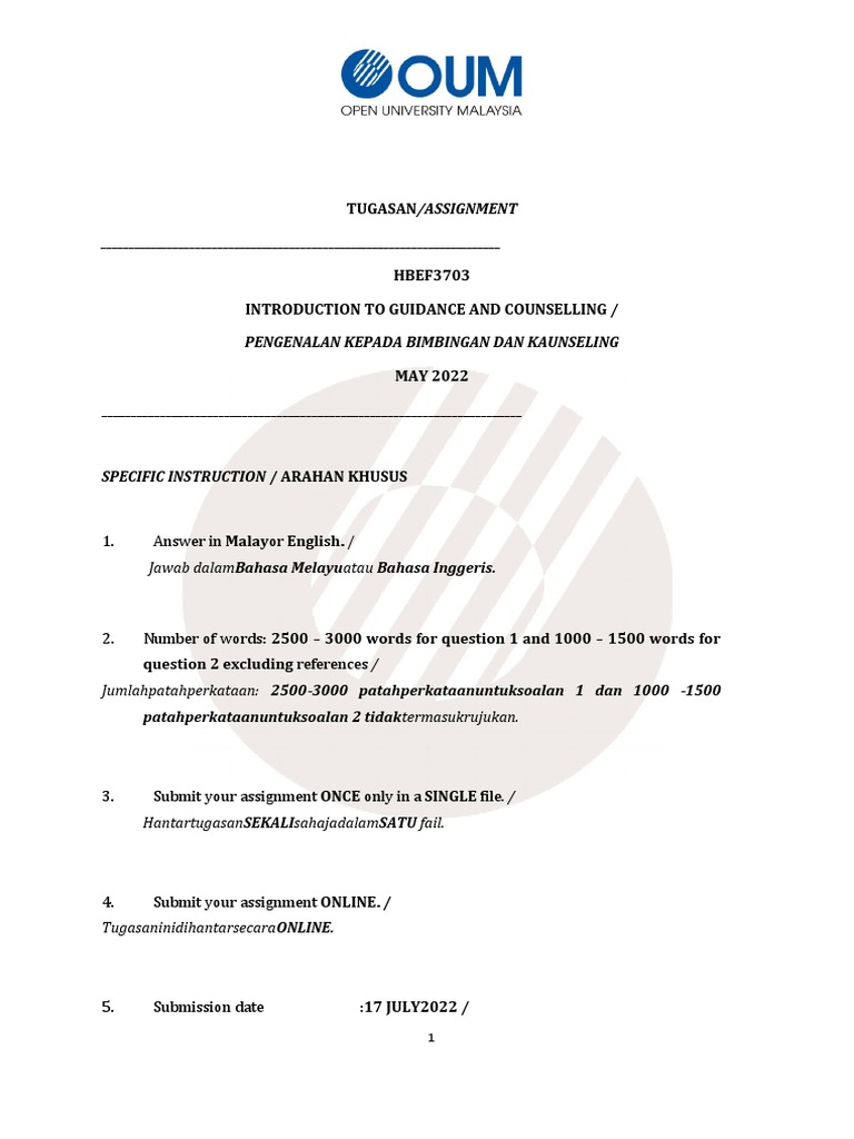 Tugasan/Assignment: 1. Answer in Malayor English. | PDF | Screenshot | Cognition