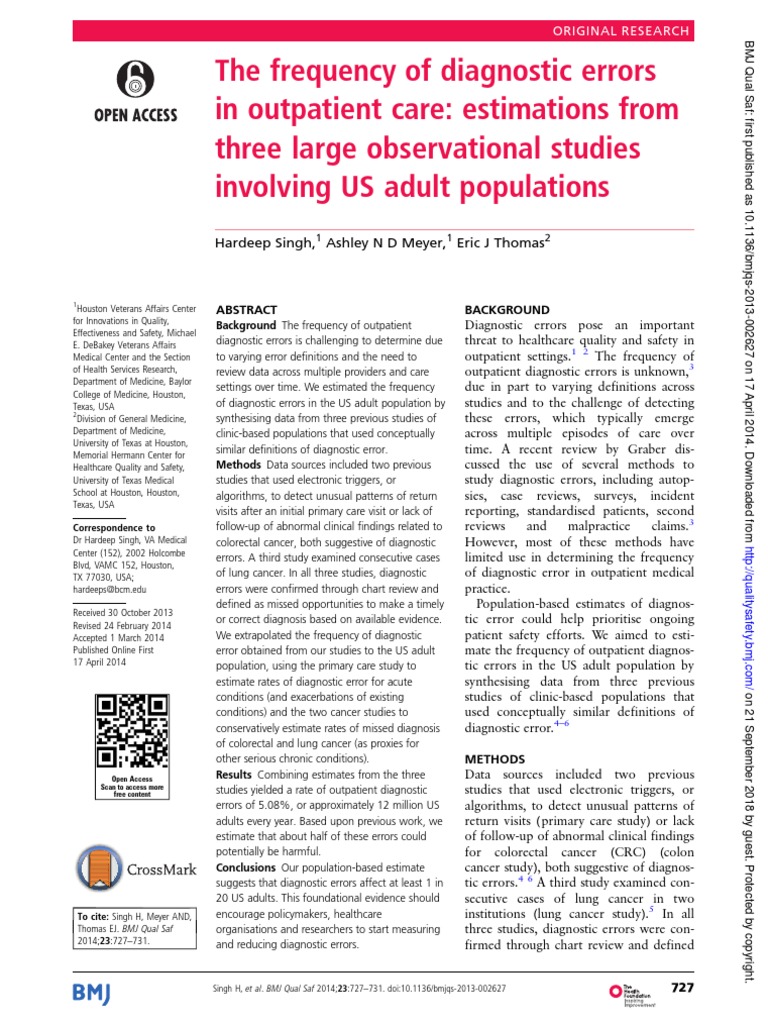 727.full | PDF | Medical Diagnosis | Cancer