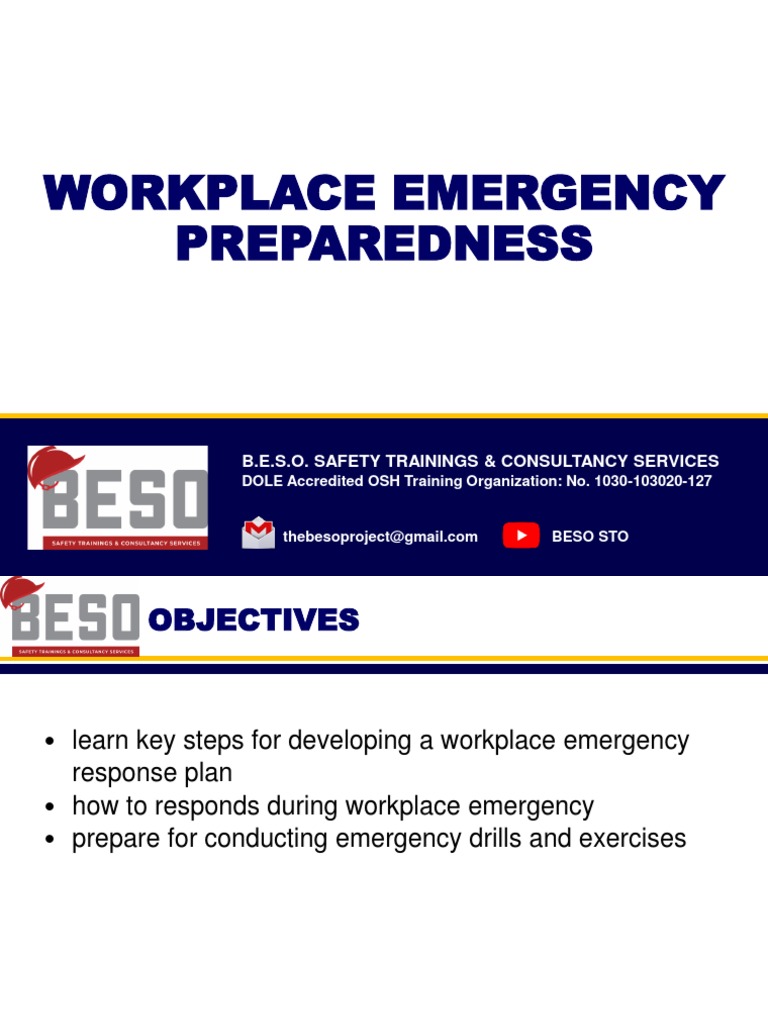 Module 6 - 1 Workplace Emergency Preparedness | PDF | Emergency ...