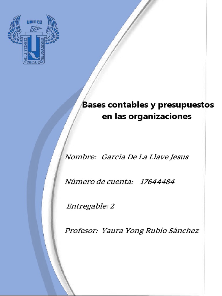 ENTREGABLE 2 Bases Contables | PDF | Business | Economias